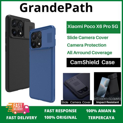 Jual Case Xiaomi Poco X6 Pro NILLKIN CamShield Slide Camera Casing ...