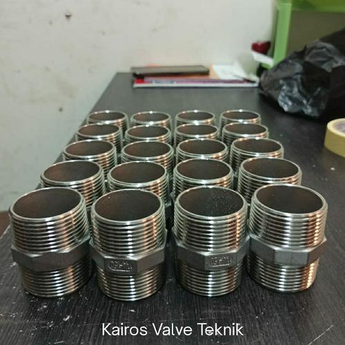 Jual Double Nepel / Doble Nepel / Dobel Nepel Drat Luar Luar Stainless ...