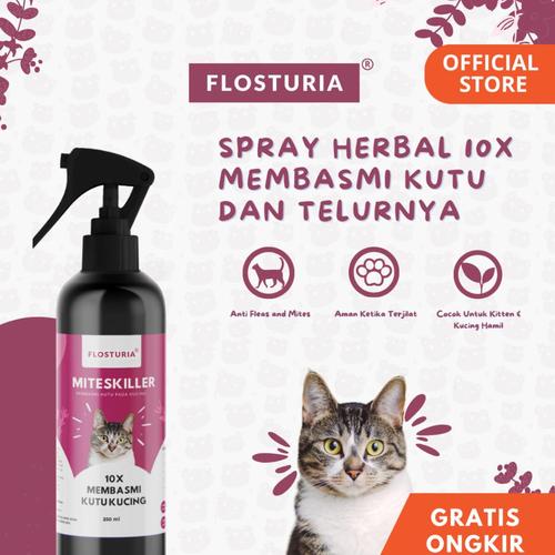 Jual Spray Obat Scabies Kutu Kucing dan Anjing Flosturia Miteskiller ...