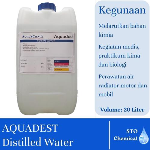 Jual Aquadest 20 Liter / Distilled Water / Pure Water / Aquades ...
