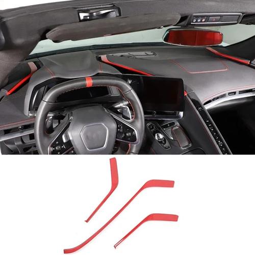 Jual 20202023 Chevrolet Corvette C8 Abs Red Car Interior Center ...