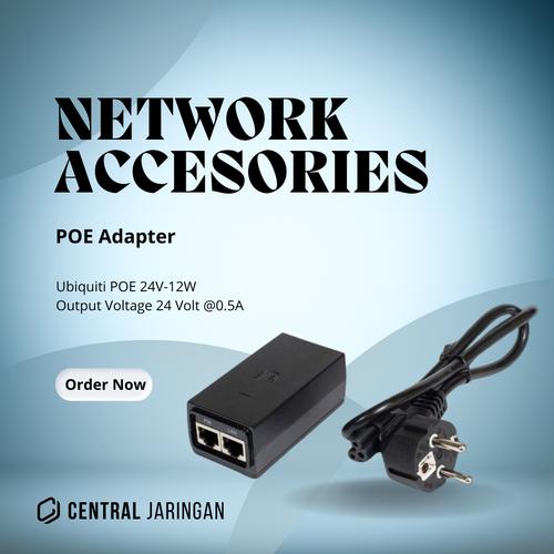 Jual UBNT UBIQUITI POE-24-12W / POE 24V 0.5A POE Adaptor - Jakarta ...