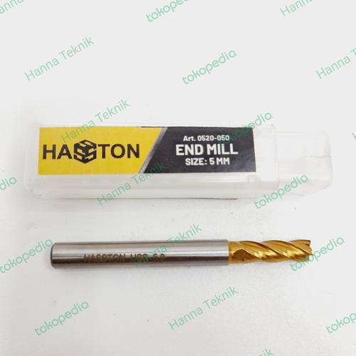 Jual PROHEX HASSTON EndMill Mata milling 5 MM Mata 4 ART.0520-050 ...