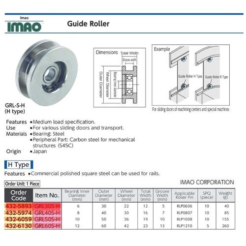Jual Varian IMAO Guide Roller H Type - GRL50S-H - Kab. Bekasi - Ichiban Hatsu | Tokopedia