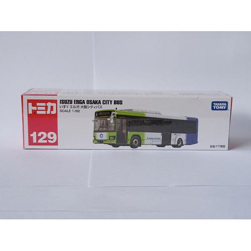 Jual Tomica Long 129 Isuzu Erga Osaka City Bus miniatur bus Takara Tomy ...