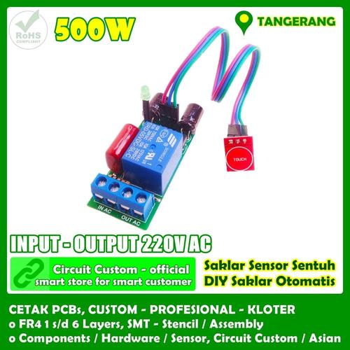 Jual Saklar Sensor Sentuh Otomatis AC 220V 500W DIY Touch Sensor ...