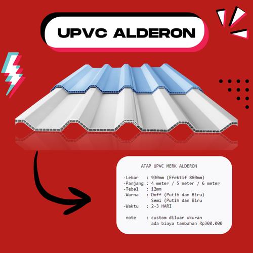Jual ATAP UPVC ALDERON 12mm | WARNA PUTIH DAN BIRU DOFF - PUTIH DAN ...
