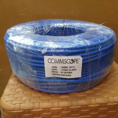 Jual kabel cat 6 amp commscope 50 meter, kabel lan 50 meter commscope ...