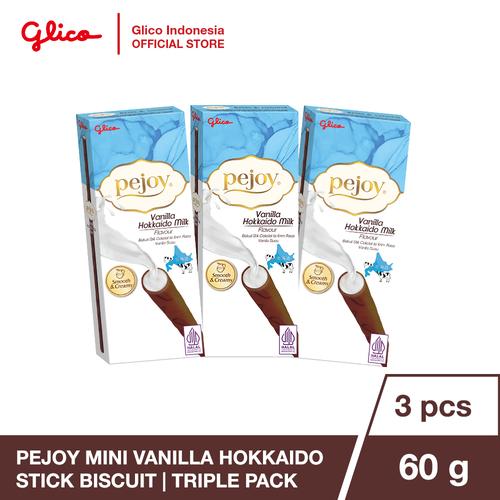 Jual Glico Pejoy Mini Vanilla Hokkaido Milk Triple Pack - Jakarta Barat ...