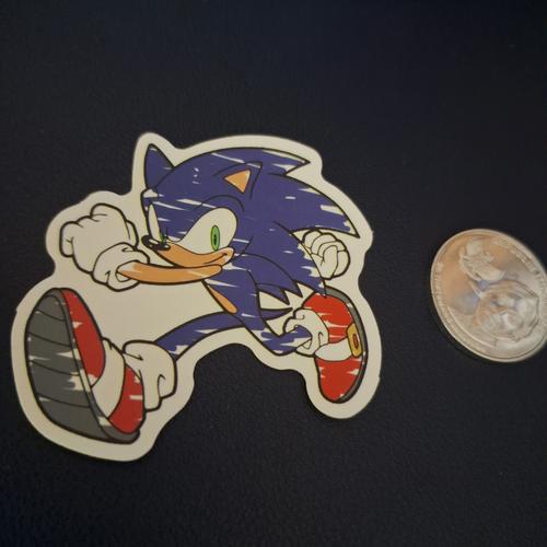 Jual Sticker Sonic Paintbrush Sketch from SEGA Sonic the Hedgehog ...