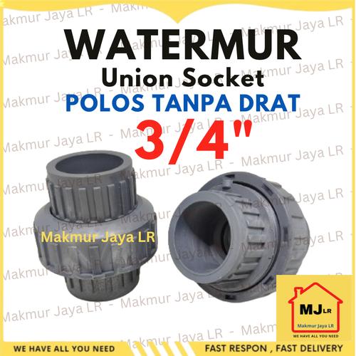 Jual Watermur 3/4" 3/4 inch TANPA DRAT Union Socket Watermor Water Moor ...