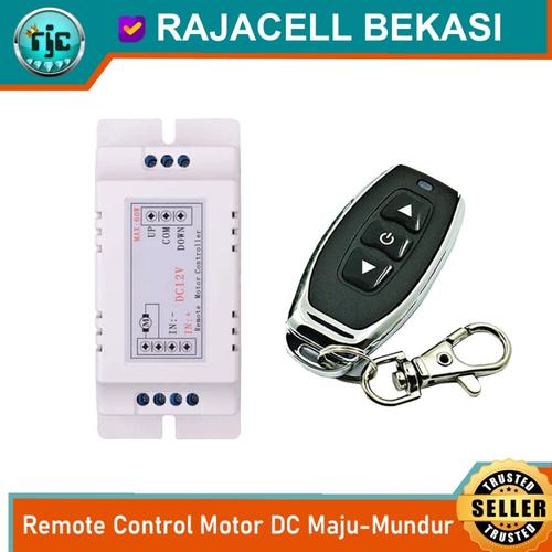 Jual Remote Control Motor DC Actuator 12V Up Down Maju Mundur Wireless ...