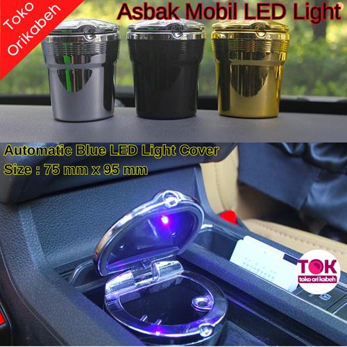 Jual JC331 Asbak Rokok Mobil Lampu LED Asbak Portable Tempat Puntung ...