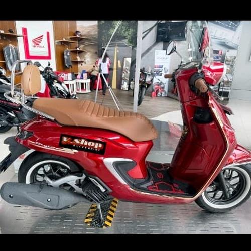 Jual Cover Kulit Jok Motor Custom Stylo 160 Modif Caferacer - REQUEST ...