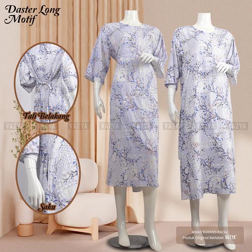 Jual Daster Busui Long Rayon Motif Katalog 2 Dress Rayon Viscosa Import ...