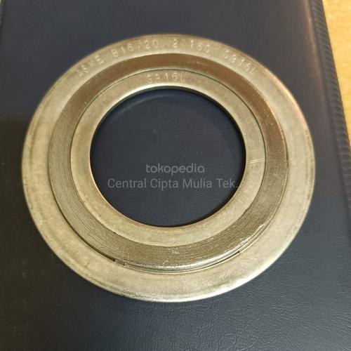 Jual Spiral Wound Gasket Ansi150 SWG 6" inch Stainless Steel ss316 SWG ...