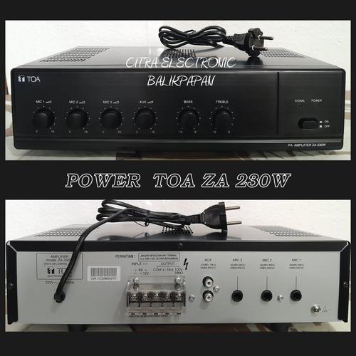 Jual POWER TOA 230 W - Kota Balikpapan - Citra Elektronik Balikpapan ...