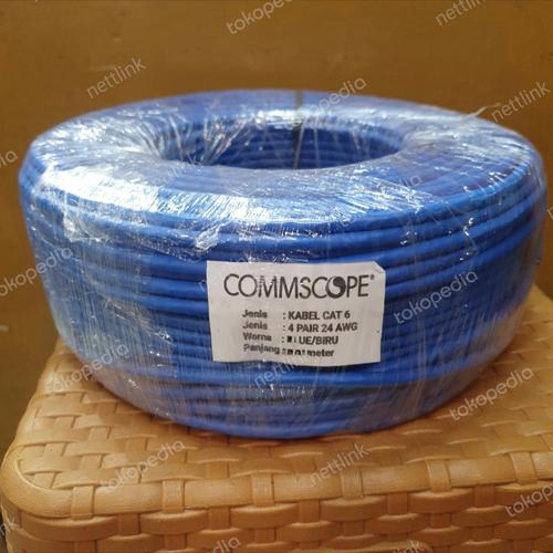 Jual kabel utp cat 6 commscope 100 meter / kabel commscope cat 6 100 ...