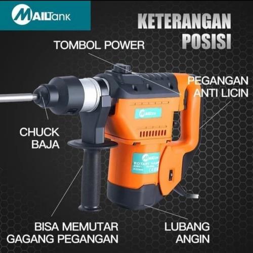 Jual Mesin bobok tembok/beton Listrik Demolition hammer Mailtank SH-12 - Jakarta Barat ...