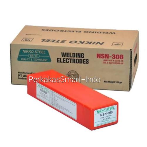 Jual NIKKO STEEL kawat las stainless nsn 308 2mm x 300mm/welding ...