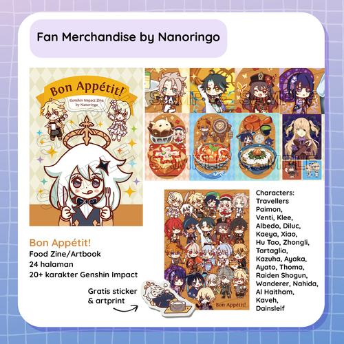 Jual Buku Bon Appétit! Genshin Impact Artbook / Zine by Nanoringo ...