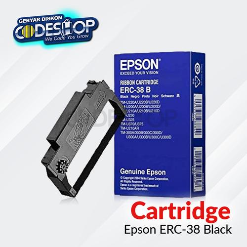 Jual Ribbon Cartridge Epson TM-U220B Pita Printer ERC-38 B Black ...