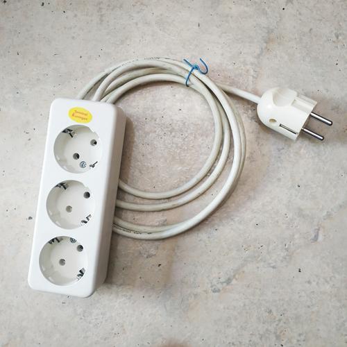 Jual Kabel Listrik Extention 2 Meter Stop kontak 3 lubang VISICOM 2 x 0 ...