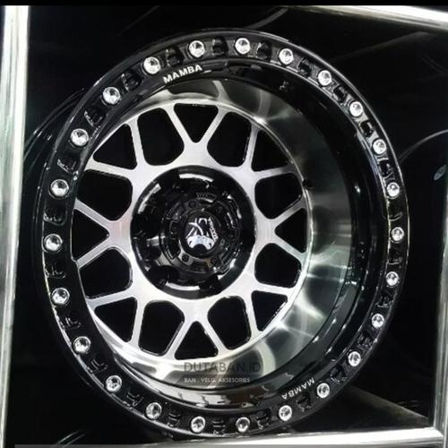 Jual Velg Mobil R16 16x10" 6x139 ET -44 RH R606 Black Machine Hardtop ...