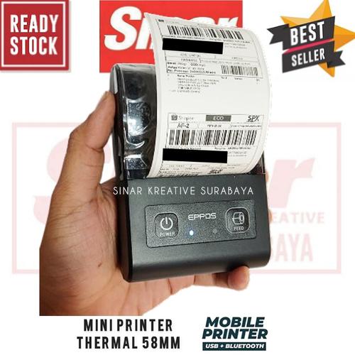 Jual PRINTER THERMAL BLUETOOTH 58MM 5812 CETAK STRUK KASIR DAN RESI STICKER - Kota Surabaya ...