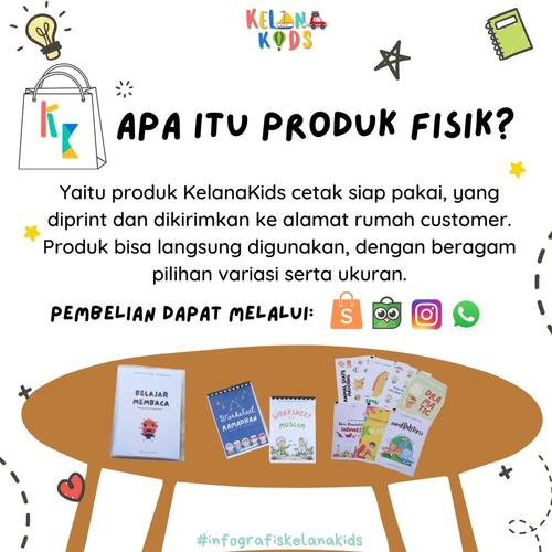 Jual Learning Sheet Printable Worksheet Belajar Membaca Anak Usia Pra ...