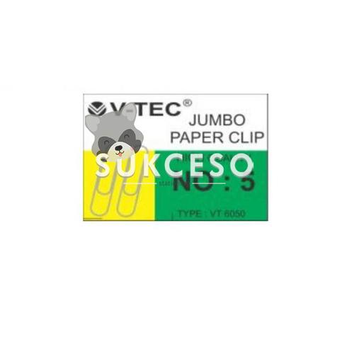 Jual Vtec Trigonal Clip No. 5 Paper Clip Penjepit Kertas Besar 50mm ...