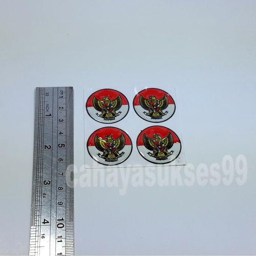 Jual Sticker Timbul Bendera Merah Putih Garuda Kecil Stiker Emblem ...
