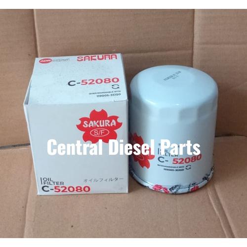 Jual Oil Filter Oli 4TNV94L 119005-35150 51 C-52080 C52080 Sakura ...
