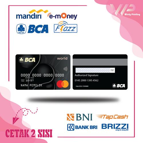 Jual E-MONEY ETOLL DEBIT KREDIT BCA WORLD MANDIRI BCA BNI BRI - 2 SISI ...