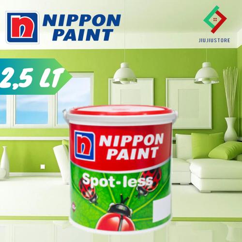 Jual NIPPON PAINT SPOTLESS 4KG SPOT LESS 2,5 LITER CAT TEMBOK SOT-LESS ...