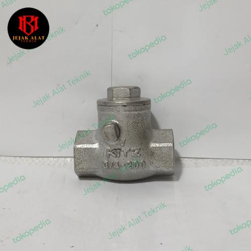 Jual SWING CHECK VALVE 1" INCH KITZ STAINLESS SS304 CLASS 200 DRAT S13A ...