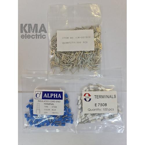 Jual scun ferrules / skun ferrules cord end terminal 0.75 mm - Jakarta ...