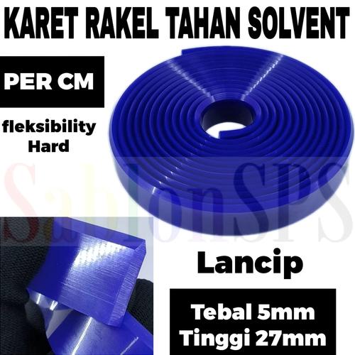 Jual KARET RAKEL SABLON BIRU TUA LANCIP 5MMX25MM TAHAN SOLVENT HARGA ...