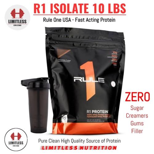 Jual Rule 1 USA - Hydrolyzed 100% Whey Protein Isolate 5 lbs WPI 5lb ...