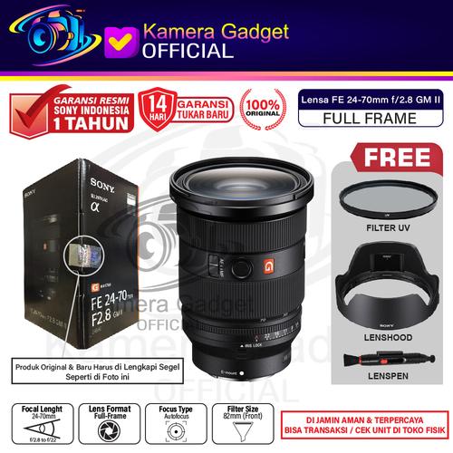Promo Sony FE 24-70mm f2.8 GM II Lensa Sony 24-70 mm f/2.8 GM Mark II Ori Cicil 0% 3x - Jakarta ...