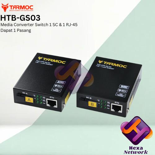 Jual Media Converter Tarmoc HTB GS03 HTB-GS03 Gigabit Single mode ...