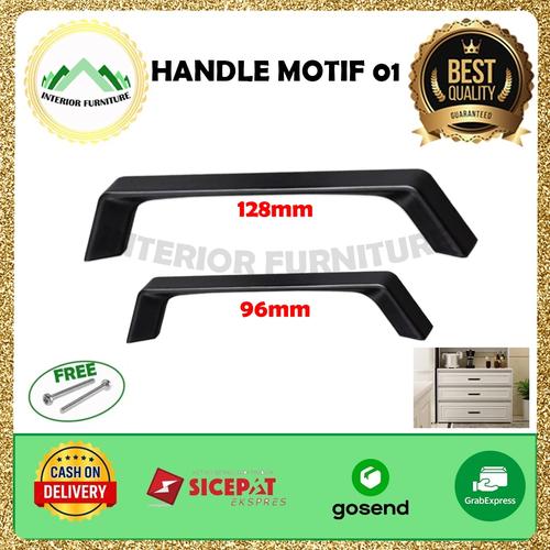 Promo Handle Tarikan Laci Hitam Black Motif 01 Handel Laci Coating ...