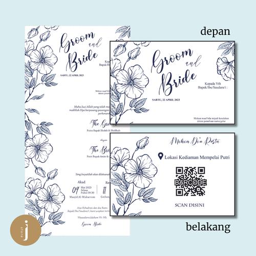 Jual Undangan Pernikahan Minimalis - code Amarilis - Kab. Jepara ...