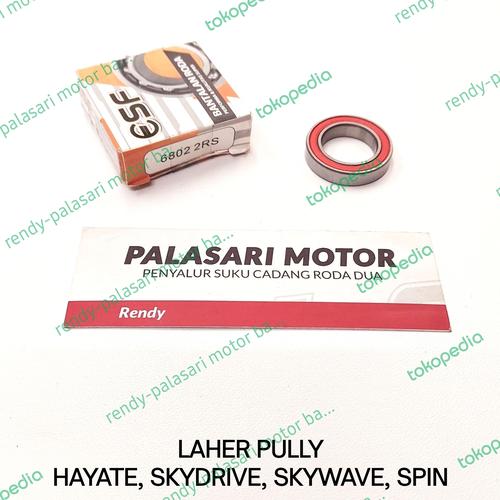 Jual bearing laher 6802 - 2RS, untuk pully dalam hayate, skydrive ...