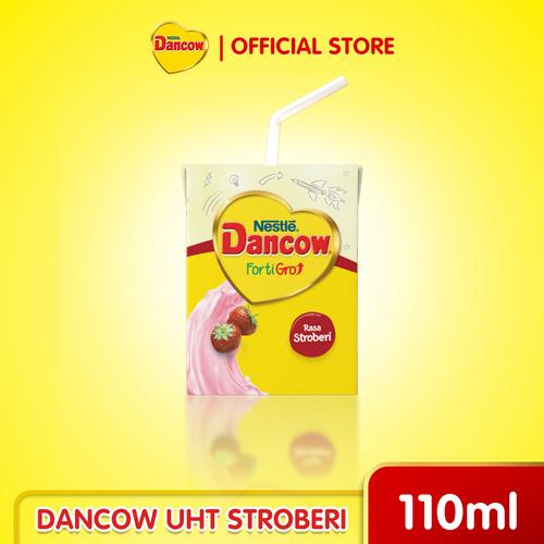 Promo Nestle DANCOW FortiGro Susu UHT Stroberi Usia Sekolah Multipack ...
