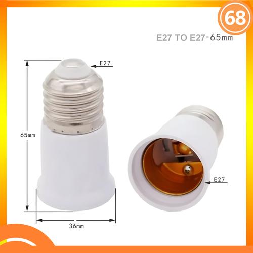 Jual Sambungan Fitting Lampu Downlight Panjang Extension E27 Holder ...