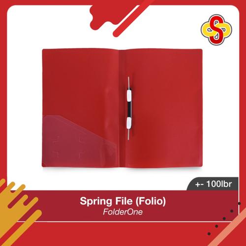 Jual Spring File / Map Snellhecter Plastik Folder One Folio (F4) - Kota ...