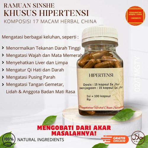 Jual Kapsul Obat SINSHE CINA KHUSUS HIPERTENSI ( Menurunkan Tekanan ...