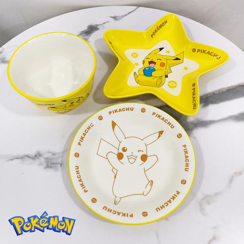 Jual Piring Bintang Mangkuk Pikachu Pokemon ORI Keramik Porselen ...