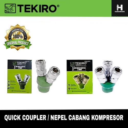 Jual TEKIRO - QUICK COUPLER / NEPEL KOMPRESOR 2 & 3 CABANG - 3 Cabang ...